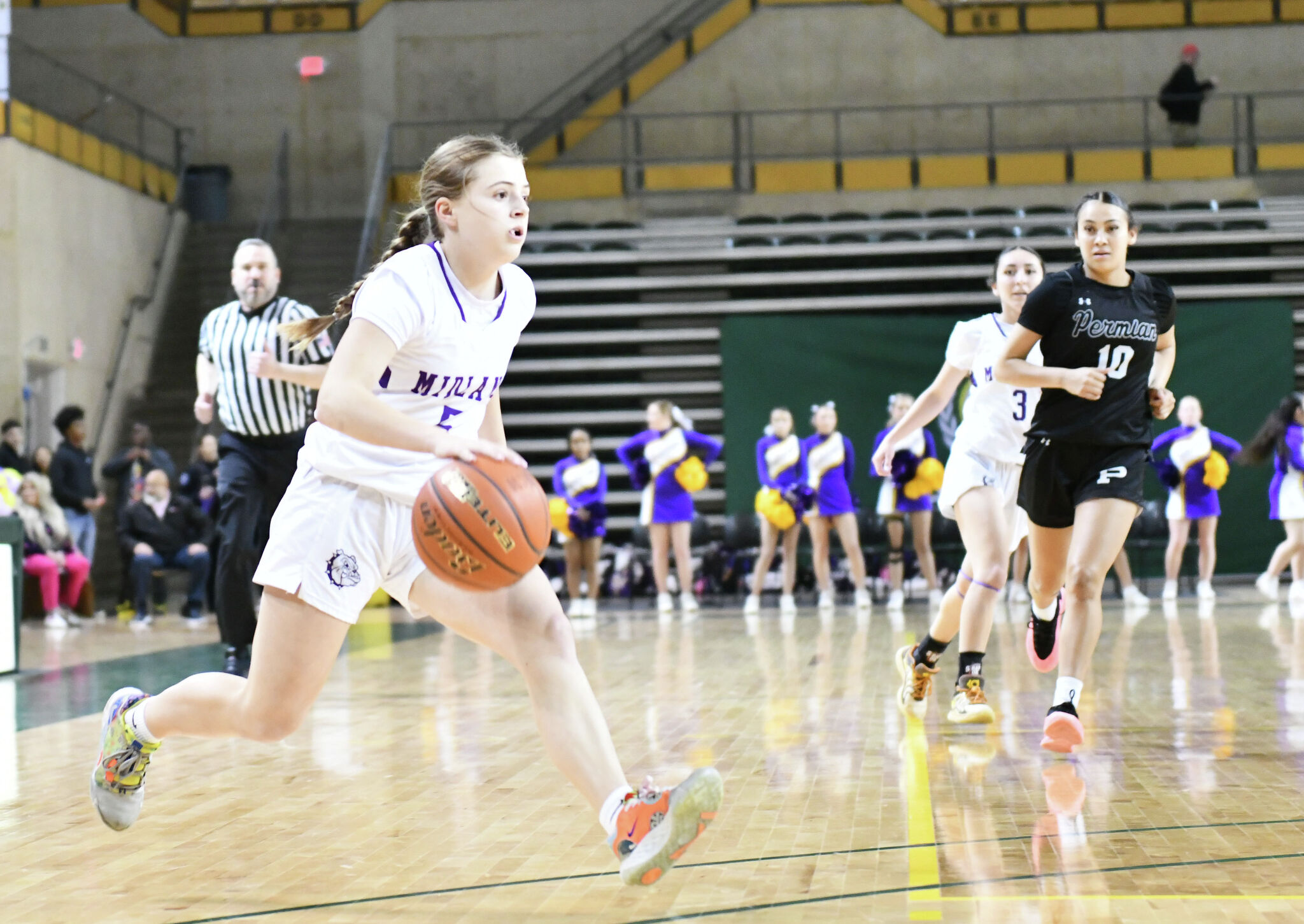 Cady Lange, Angela Abril lead Midland High basketball past Permian