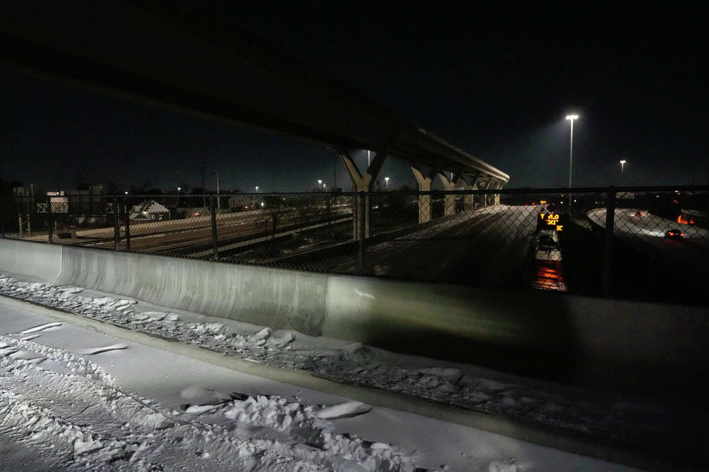 TxDOT road conditions map shows icy streets across Houston