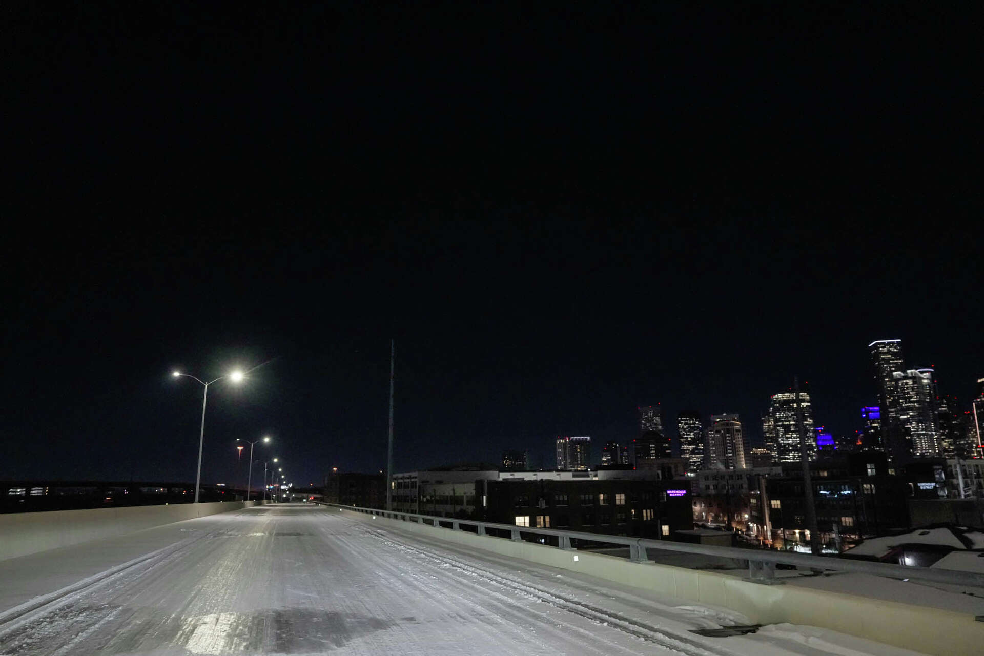 TxDOT road conditions map shows icy streets across Houston