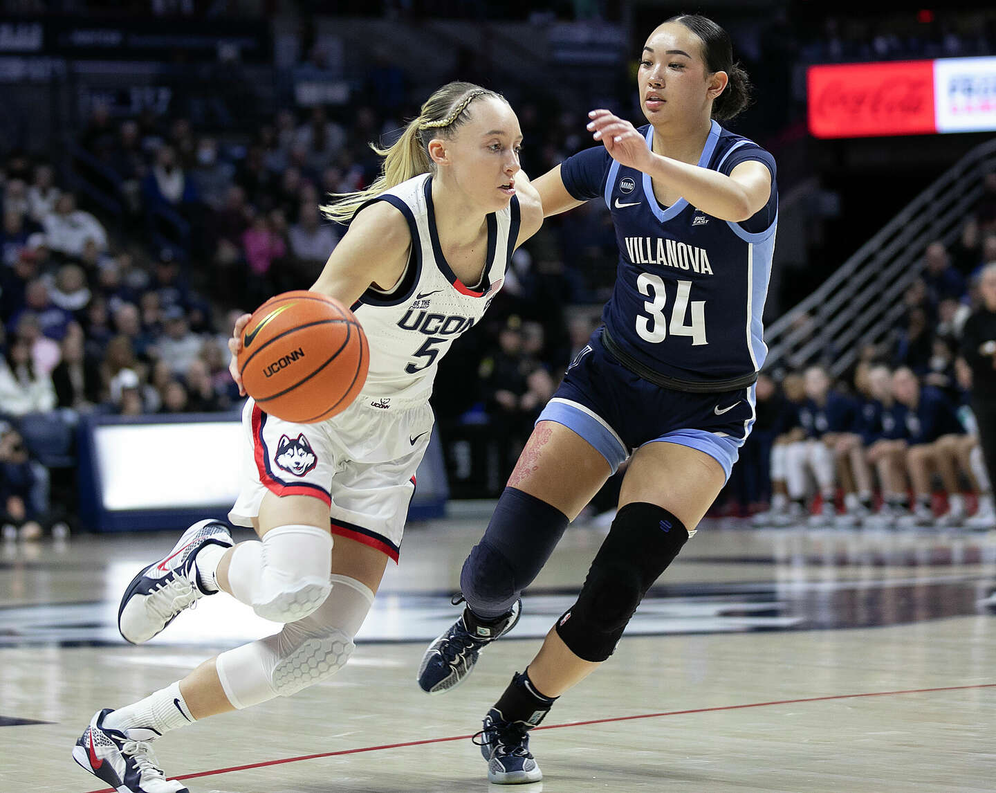Paige Bueckers sets the tone in UConn women's basketball win