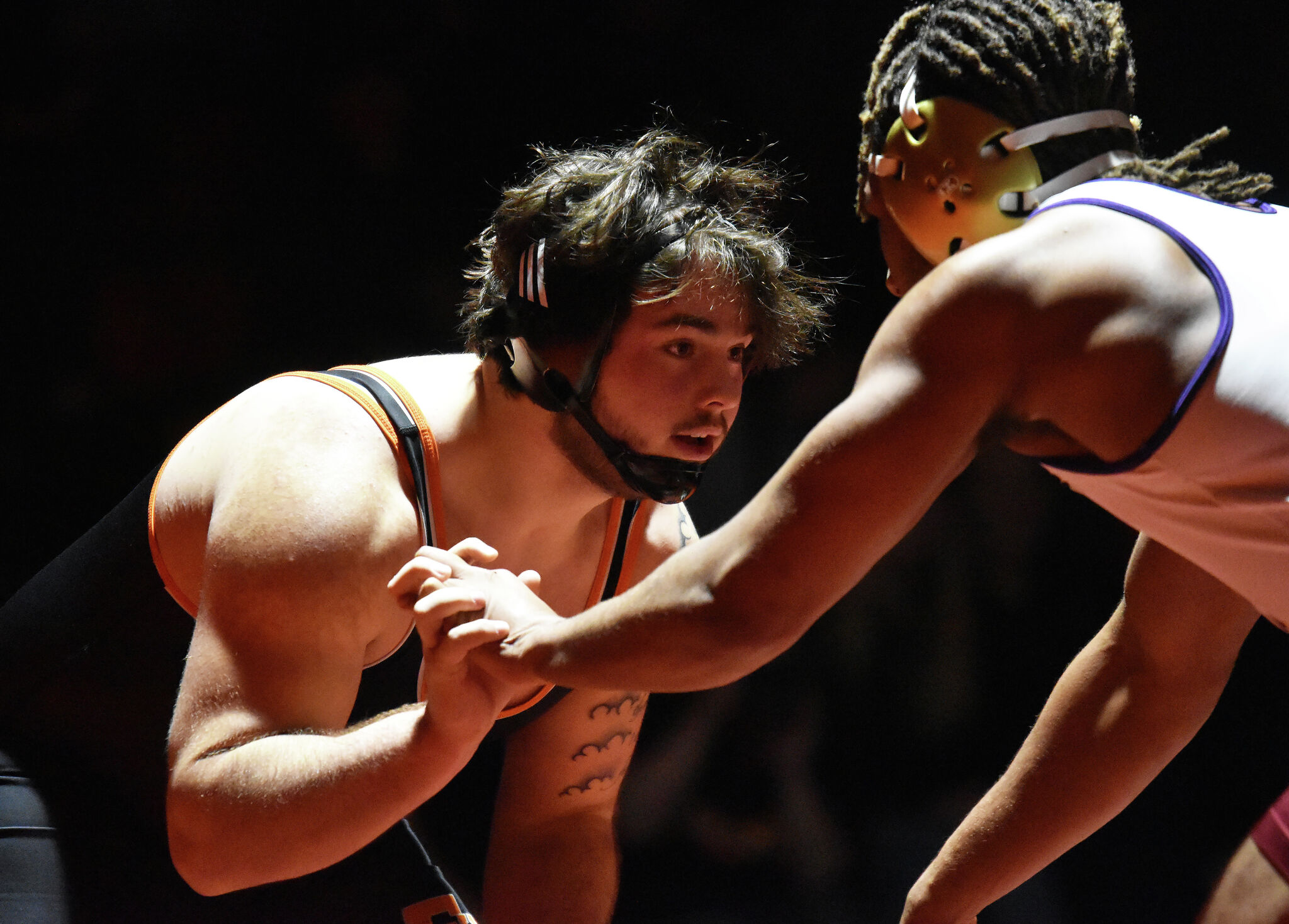 Edwardsville wrestling hosts CBC inside Jon Davis Wrestling Center