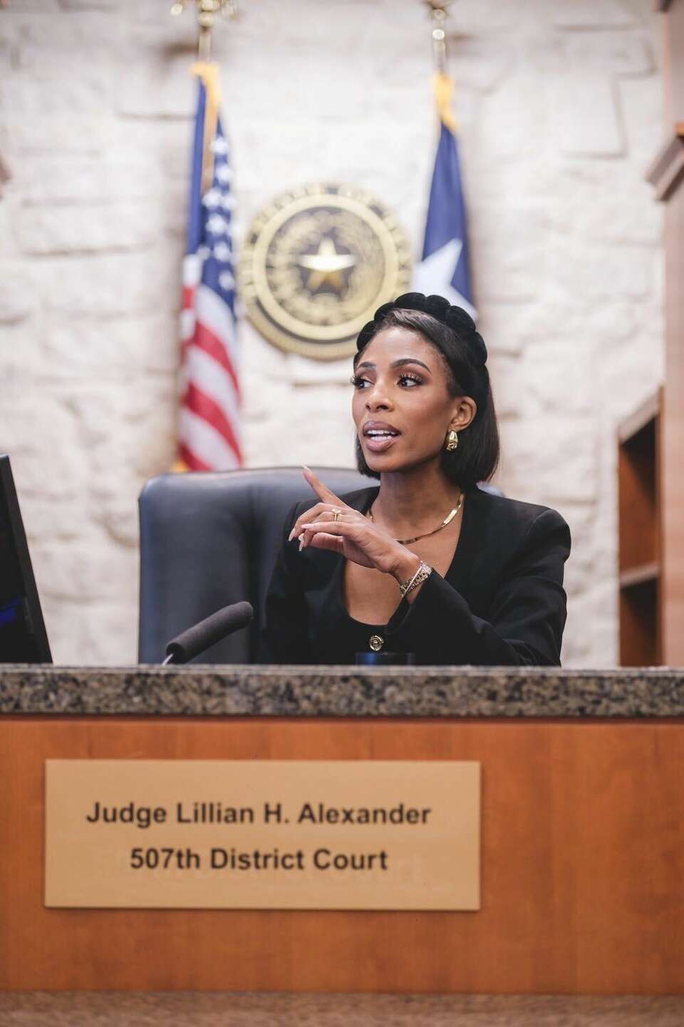 The newest Harris County family court judge is also its best-dressed