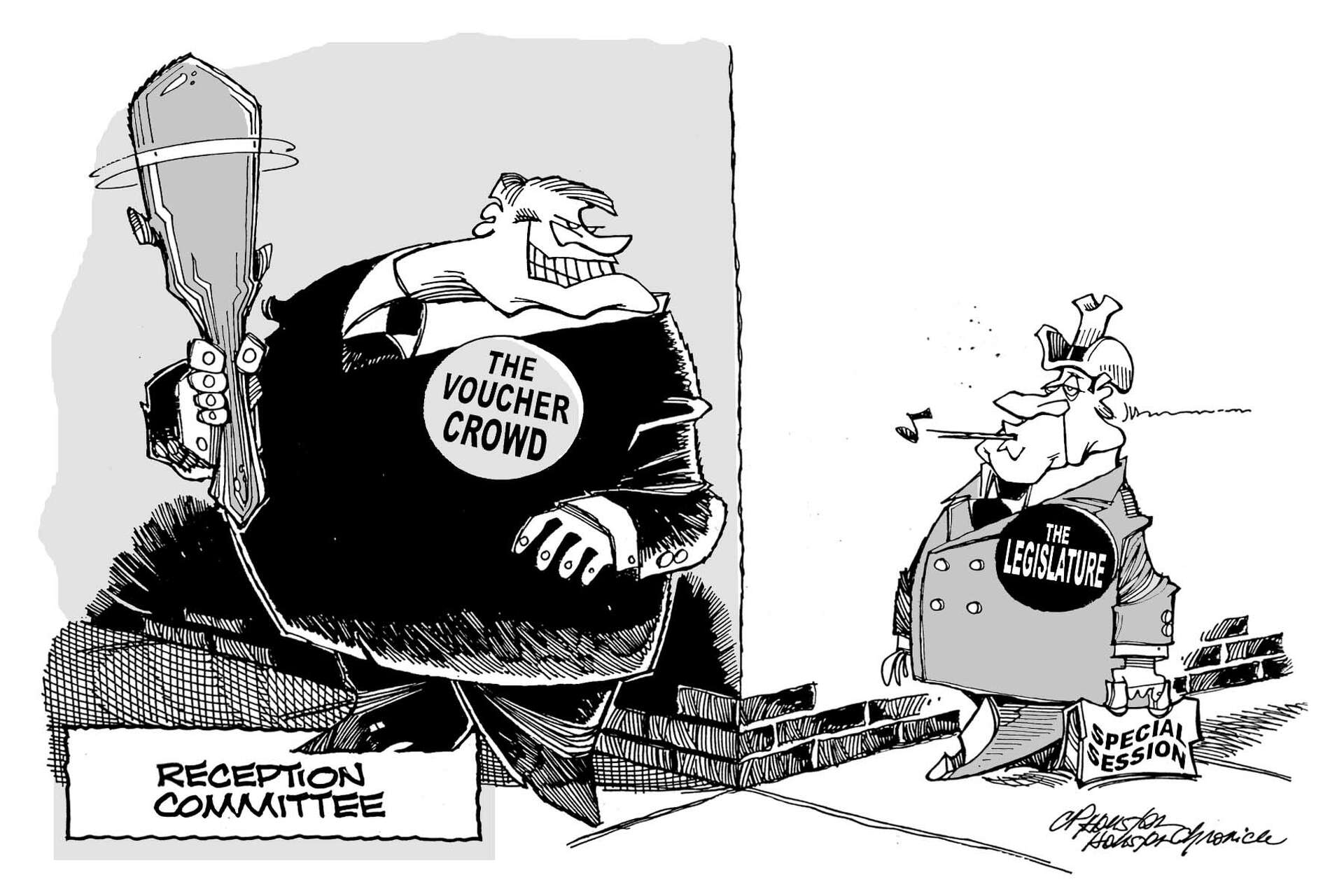 Clyde Peterson, the cartoonist who signed himself "Houston"
