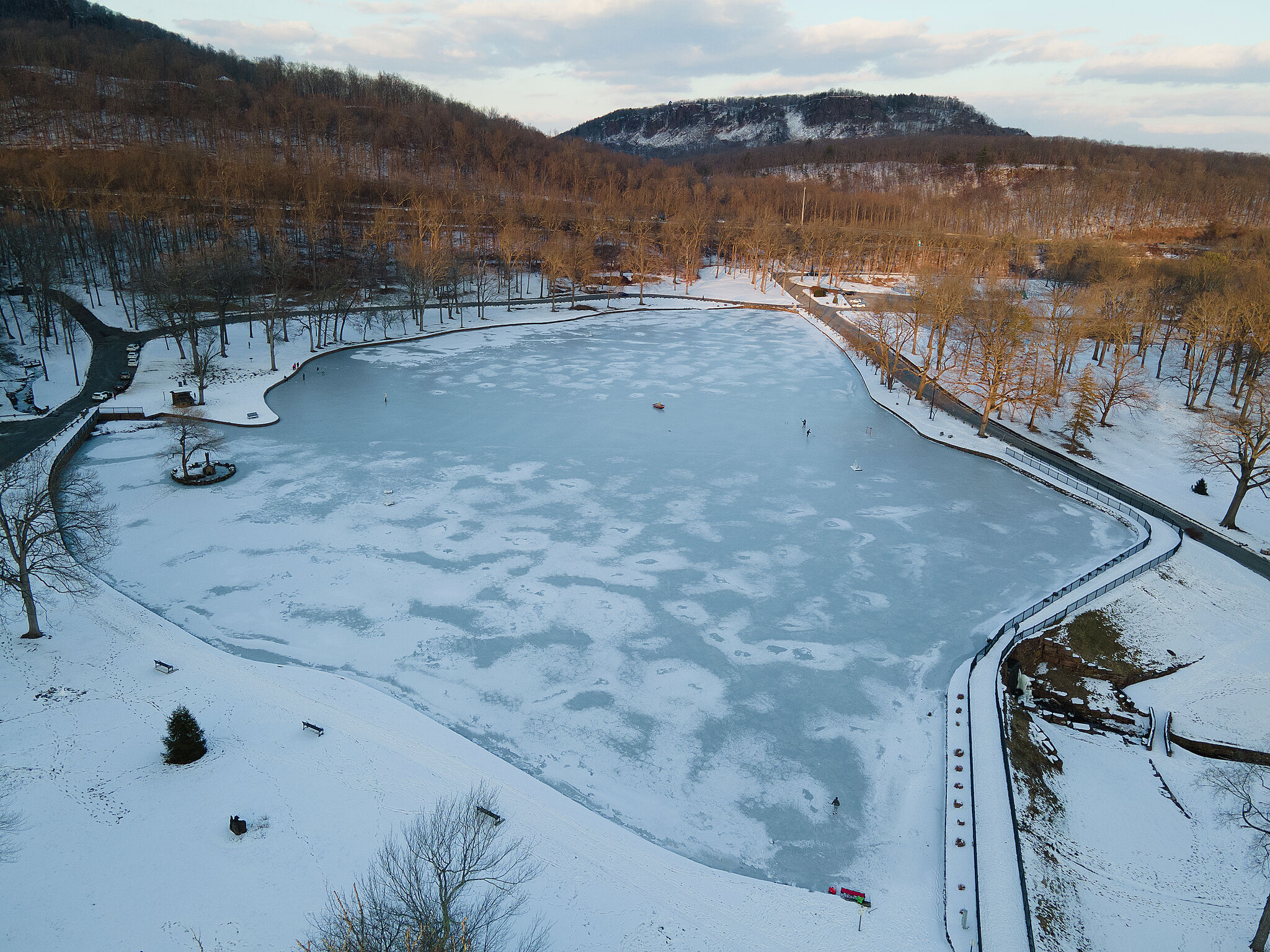 In photos: Meriden opens outdoor skating on Mirror Lake, Beaver Pond