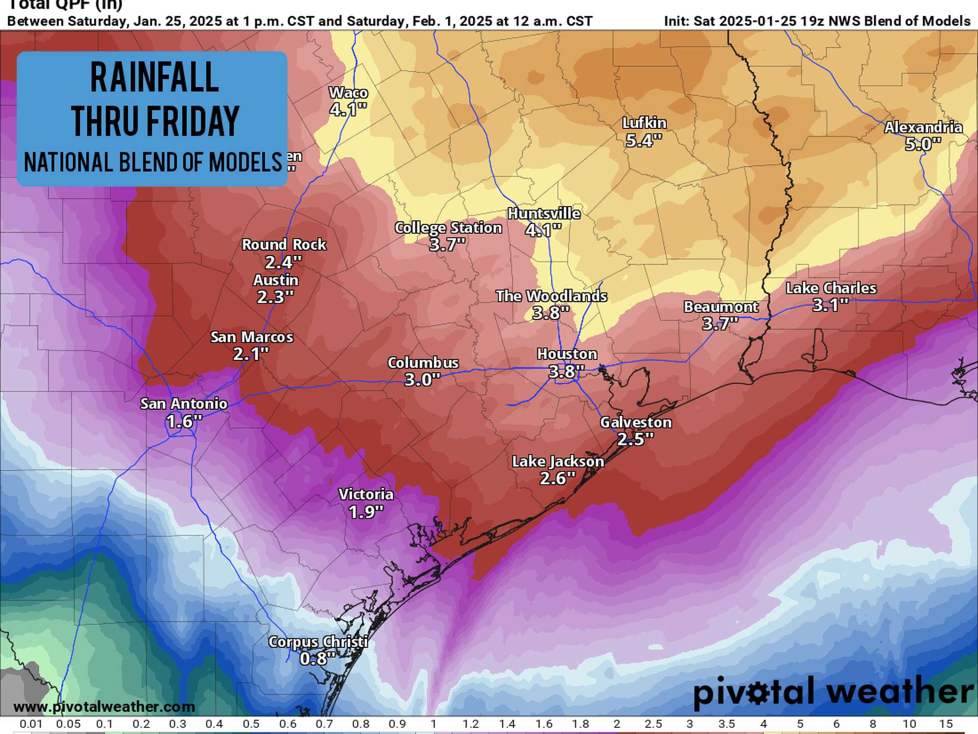 Houston to see several inches of rain this week. Here’s when.