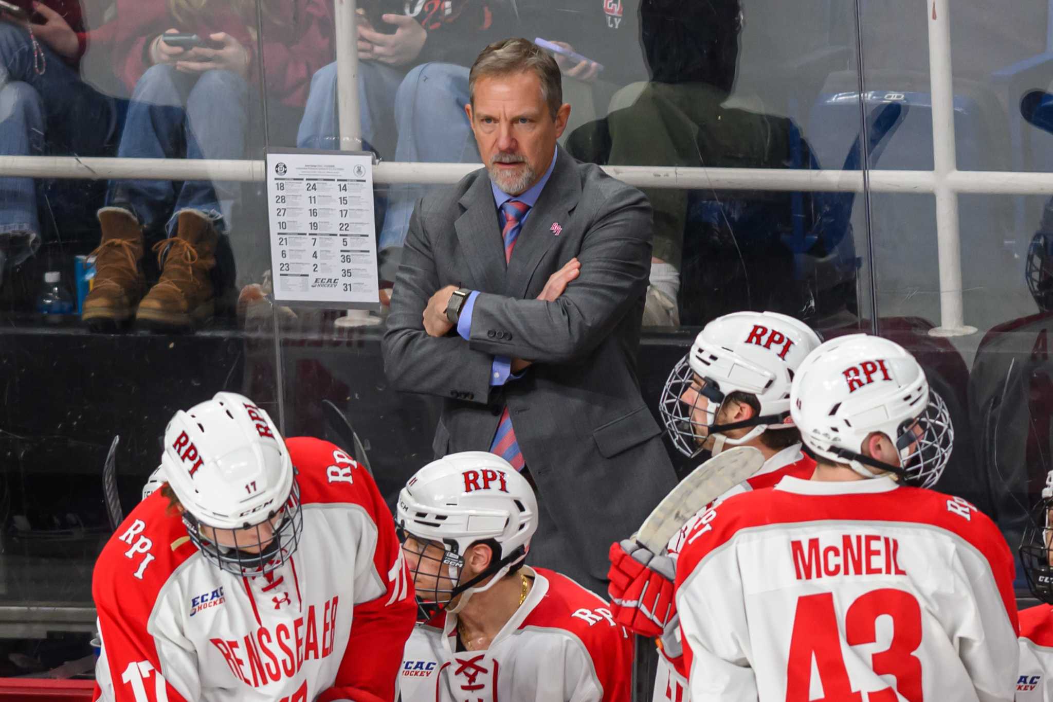 Dave Smith fired as RPI men's hockey coach