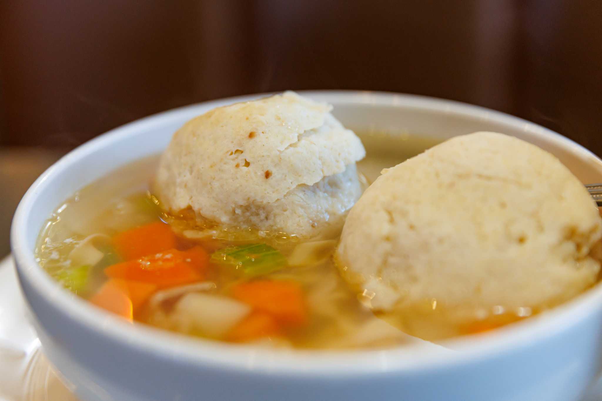 Max & Louie's New York Diner shares matzo ball soup recipe