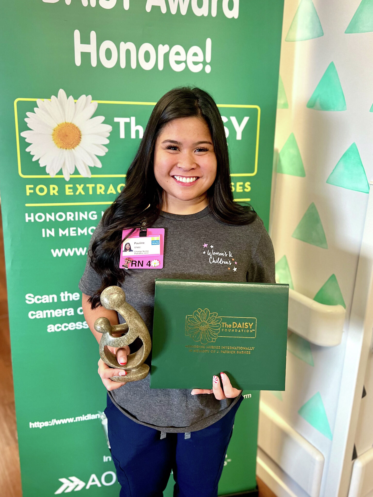 Midland nurse Pauline Bearden wins DAISY Award for excellence