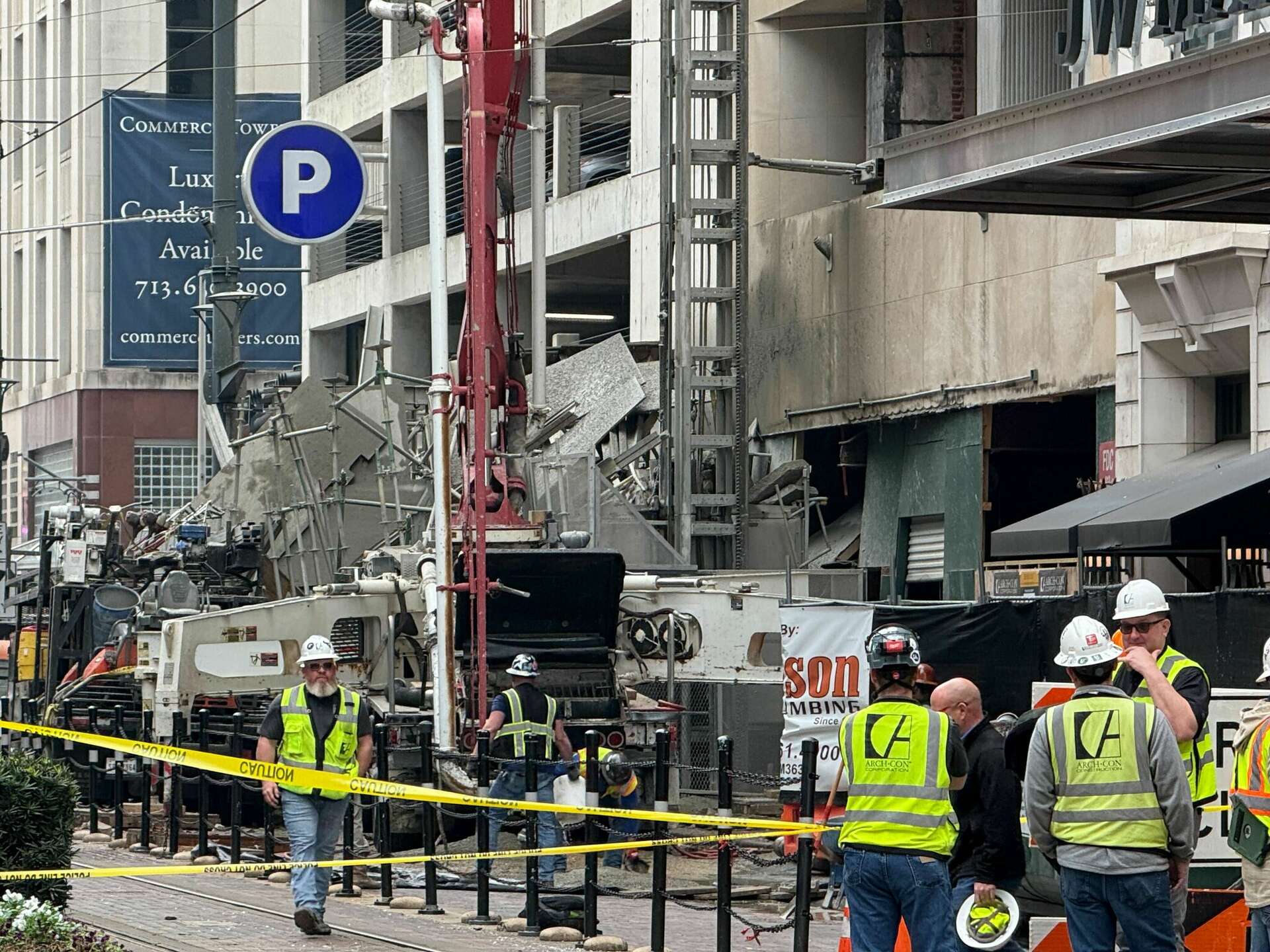 One person injured in downtown Houston after construction accident