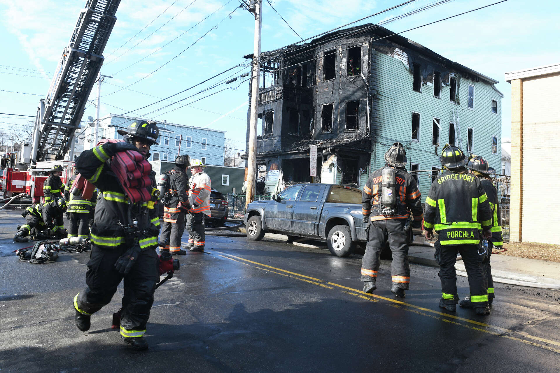 Bridgeport fire damages three-story home on Grand Street: Officials