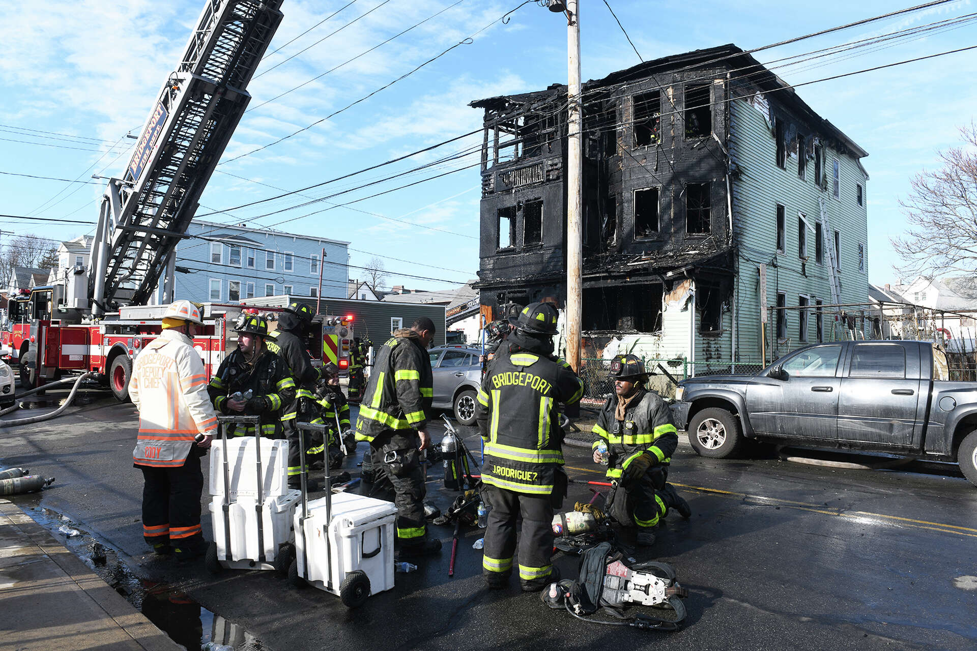Bridgeport fire damages three-story home on Grand Street: Officials