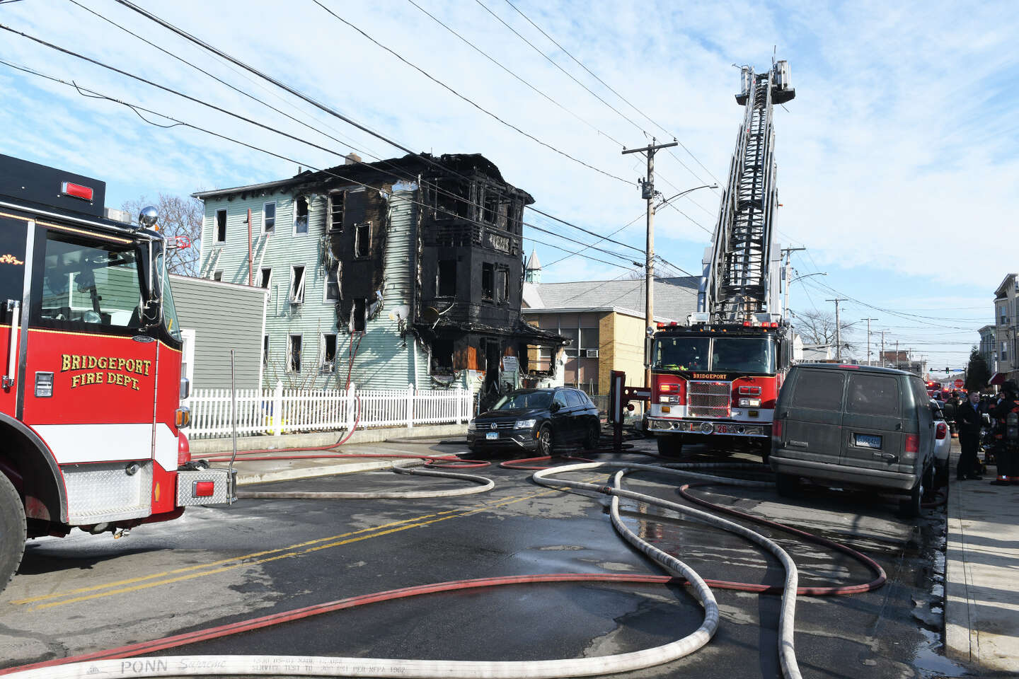 Bridgeport fire damages three-story home on Grand Street: Officials
