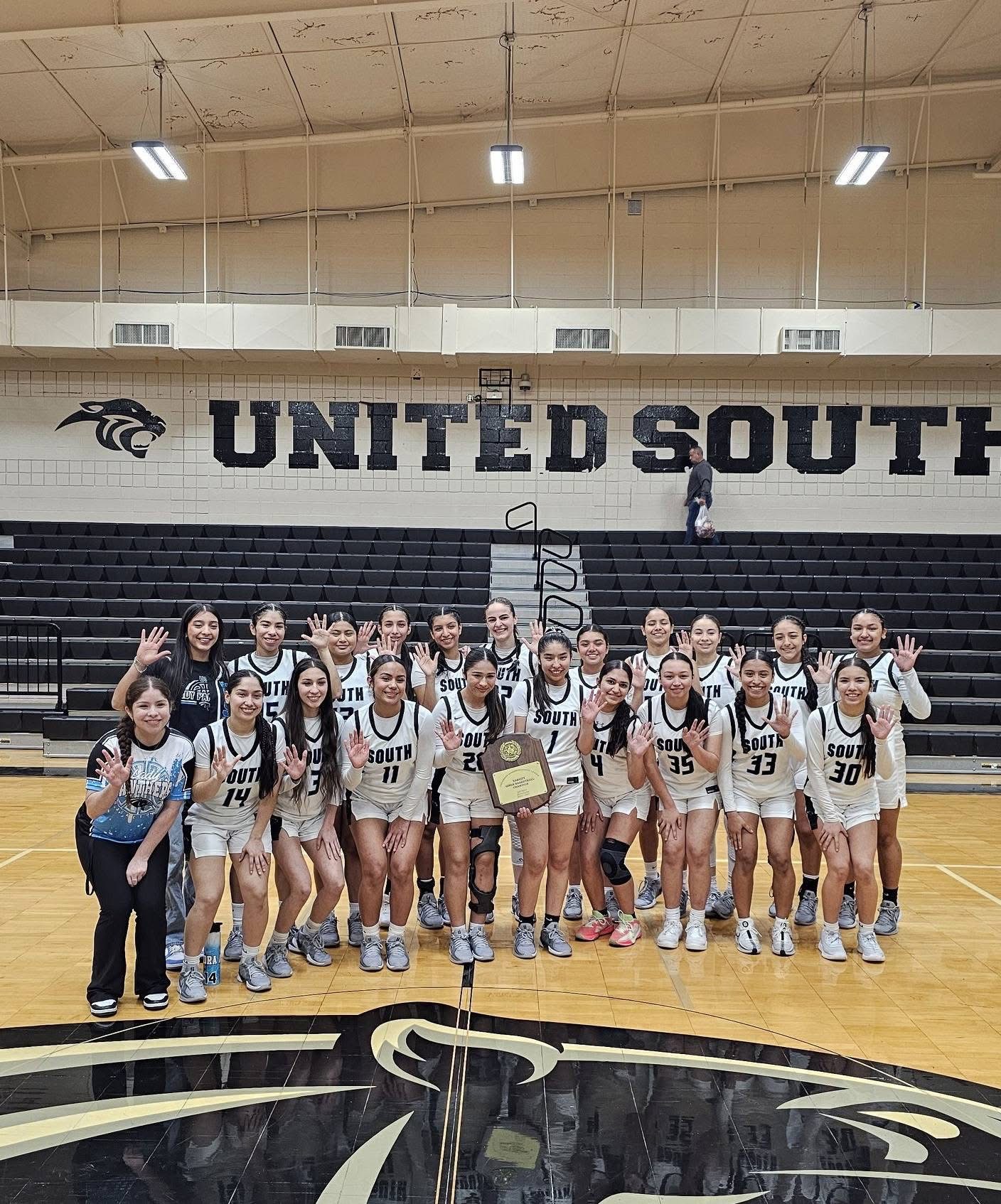 United South Lady Panthers win fifth consecutive district title