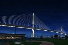 Largest cable-stayed bridge in US opens this weekend in Texas