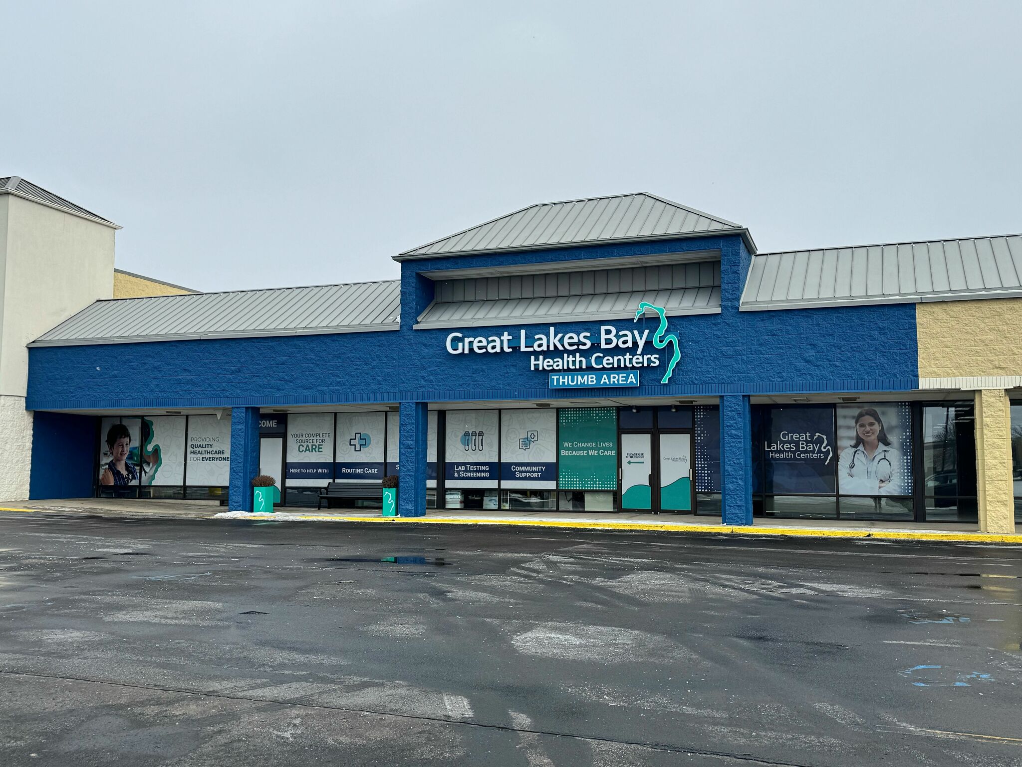 Great Lakes Bay Health Thumb area center debuts new exterior look