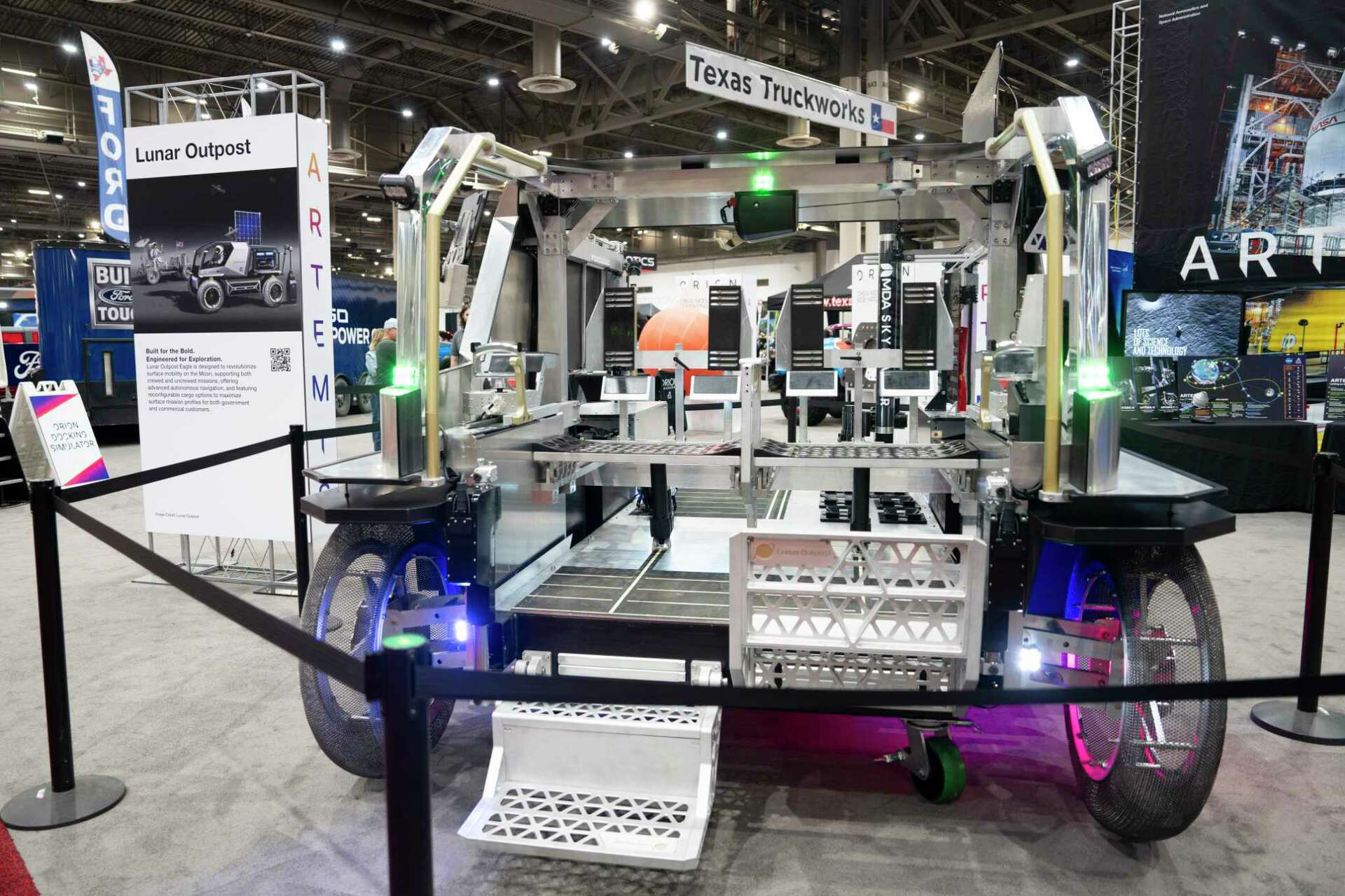 NASA displays moon rovers at Houston Auto Show