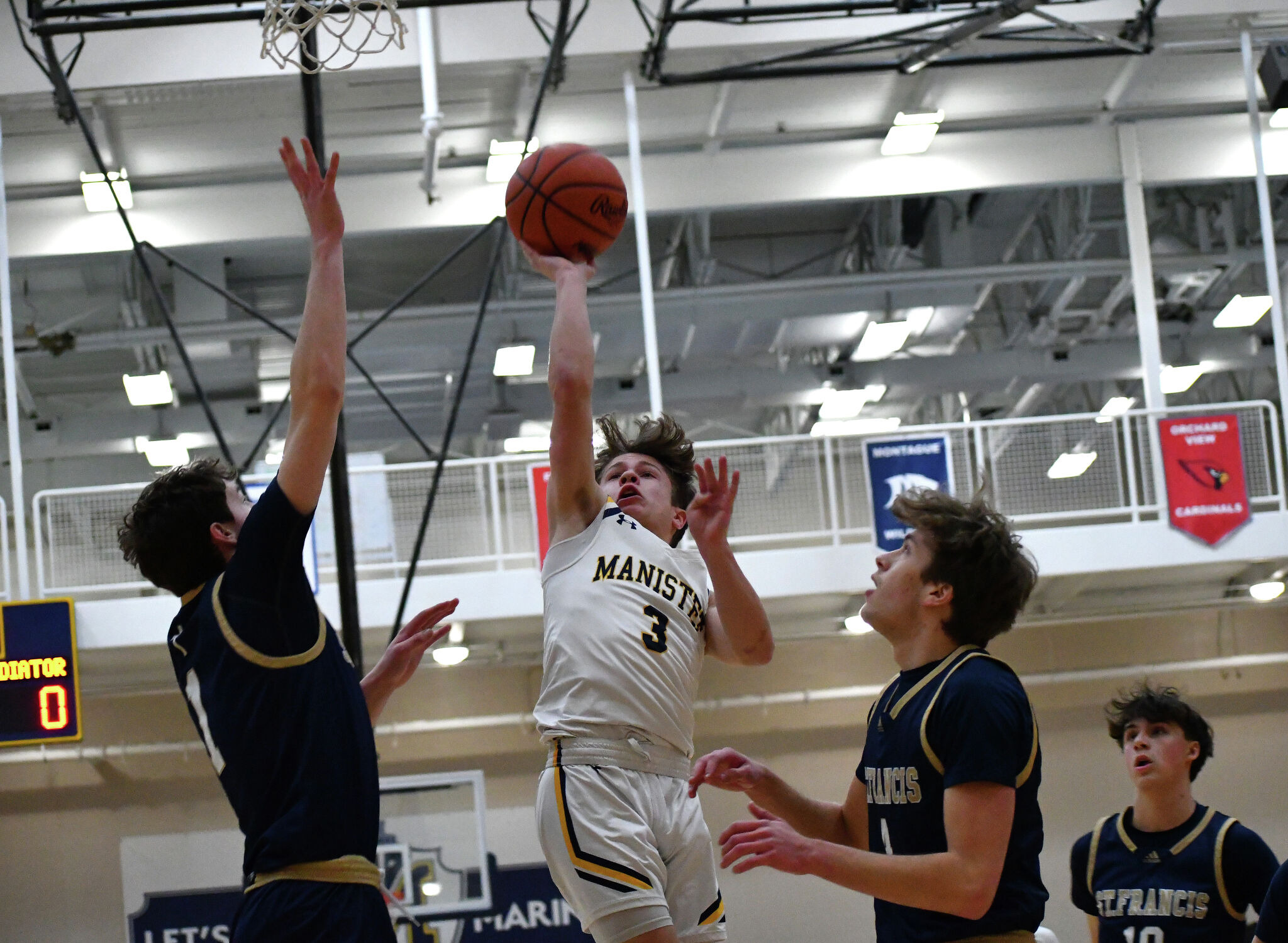 Manistee boys basketball win streak ends with loss to St. Francis