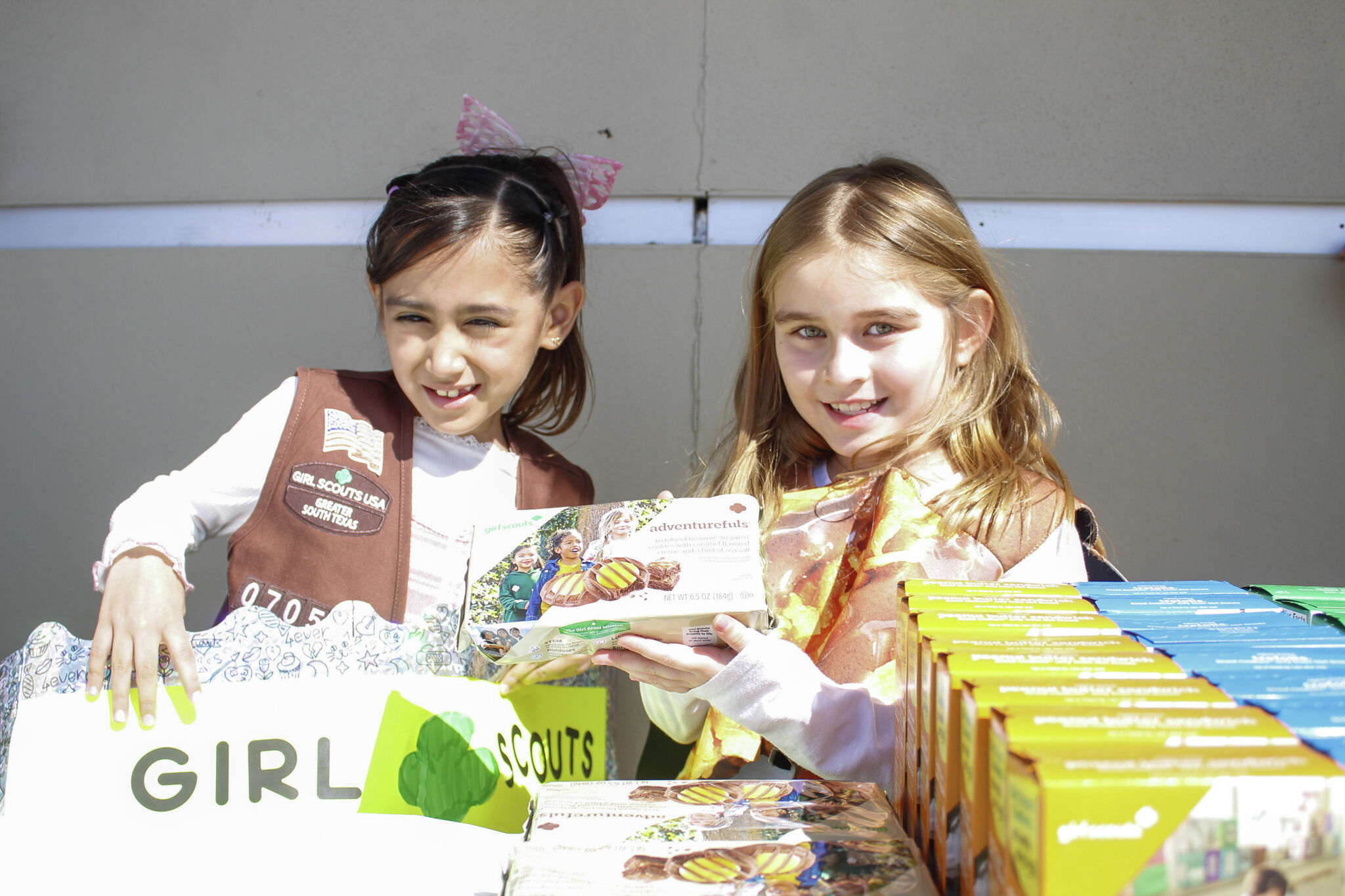 Girl Scout Troop 07052 turns Laredo cookie sales into community action