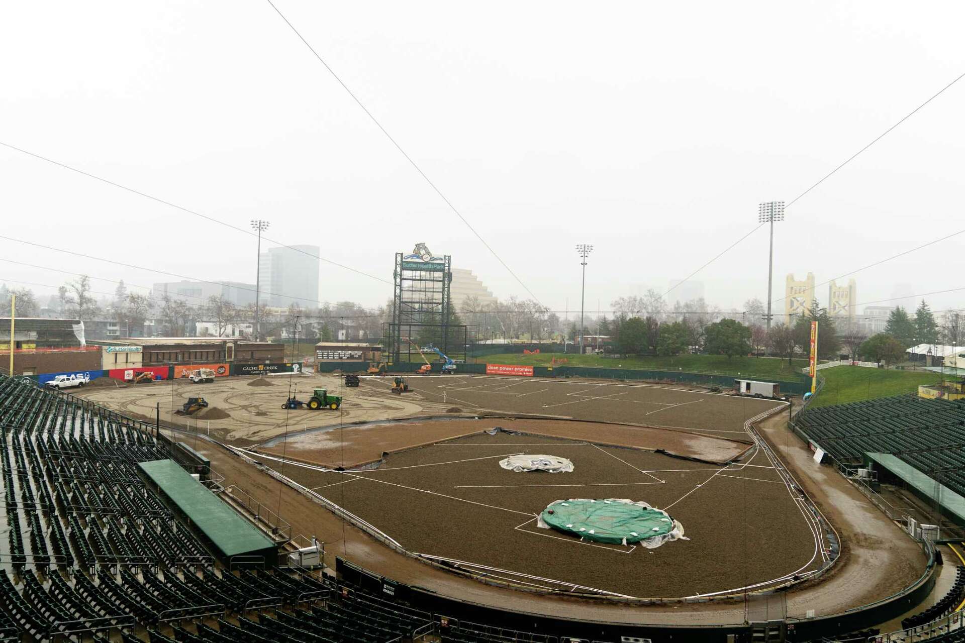 Look inside A’s Sutter Health Park renovation: Dirt, dozers and doubts