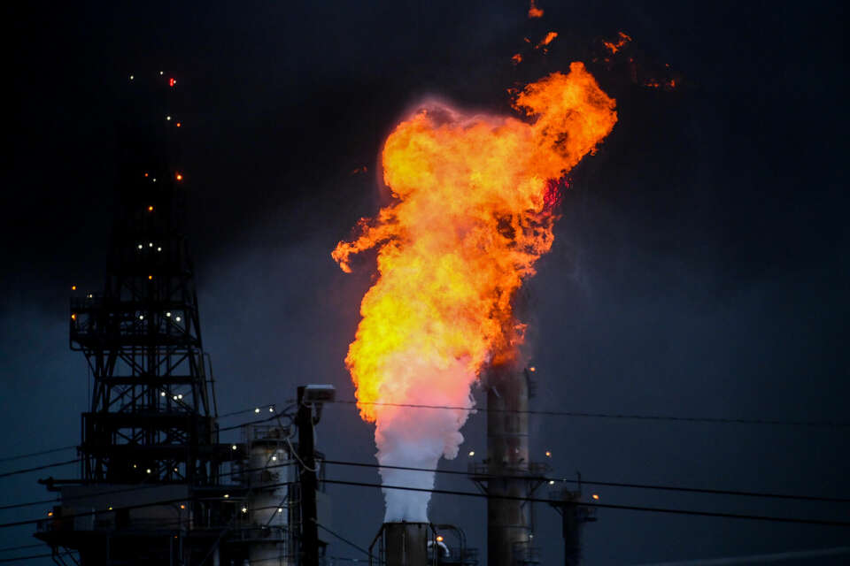 East Bay refinery fire caused by hydrocarbon leak, officials say