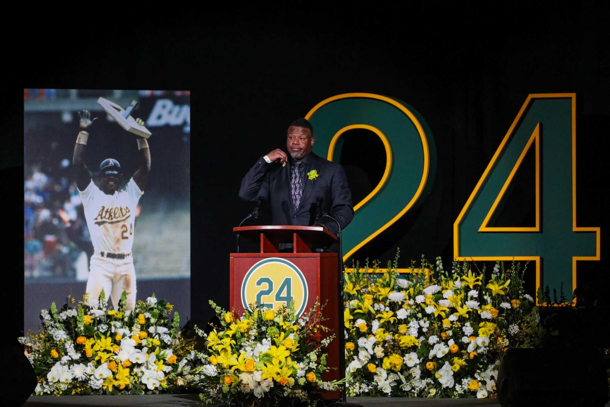 Oakland, sports icons honor A’s Rickey Henderson, greatest of all time