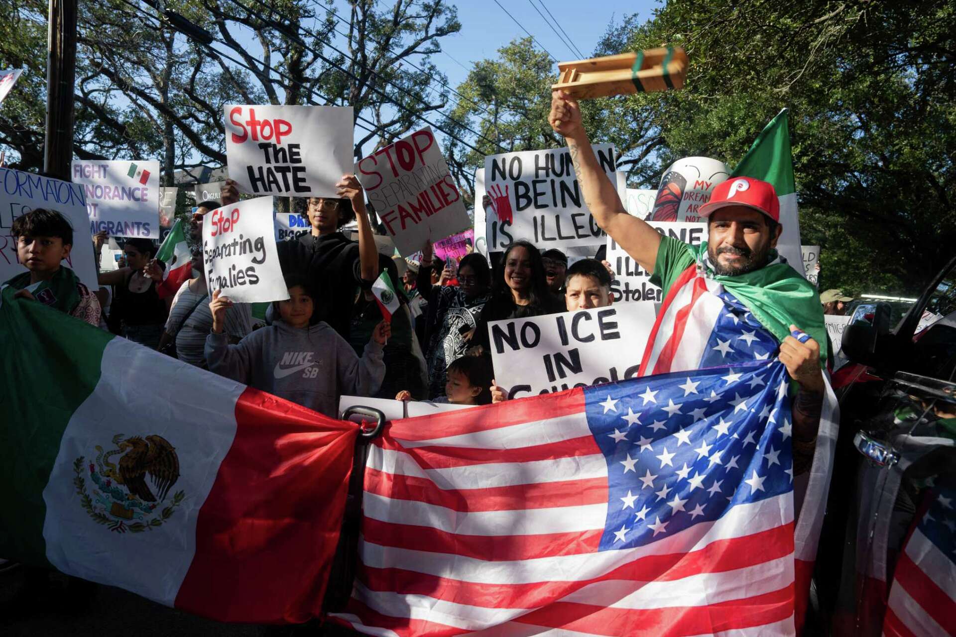 In Houston immigration protest, Latinos demand to be heard