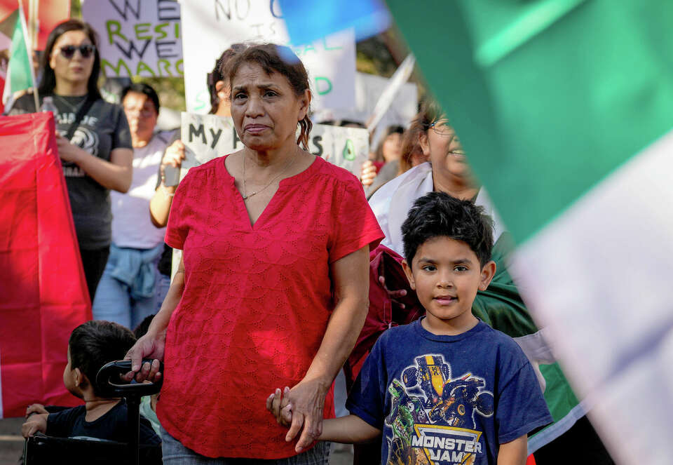 Trump's immigration crackdown: Thousands protest in Houston