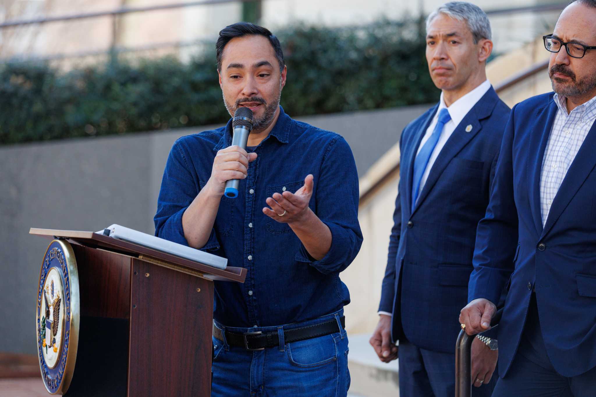 U.S. Rep. Joaquin Castro seeks to block Trump from attacking Mexico