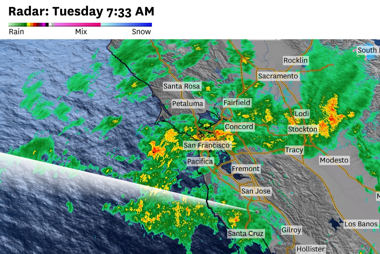 SF weather: Atmospheric river arrives with wind, flooding rain