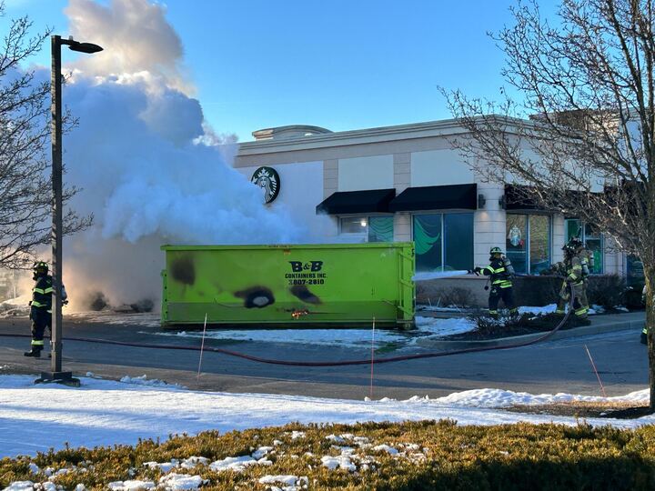 Firefighters put out dumpster fire at Starbucks in Colonie