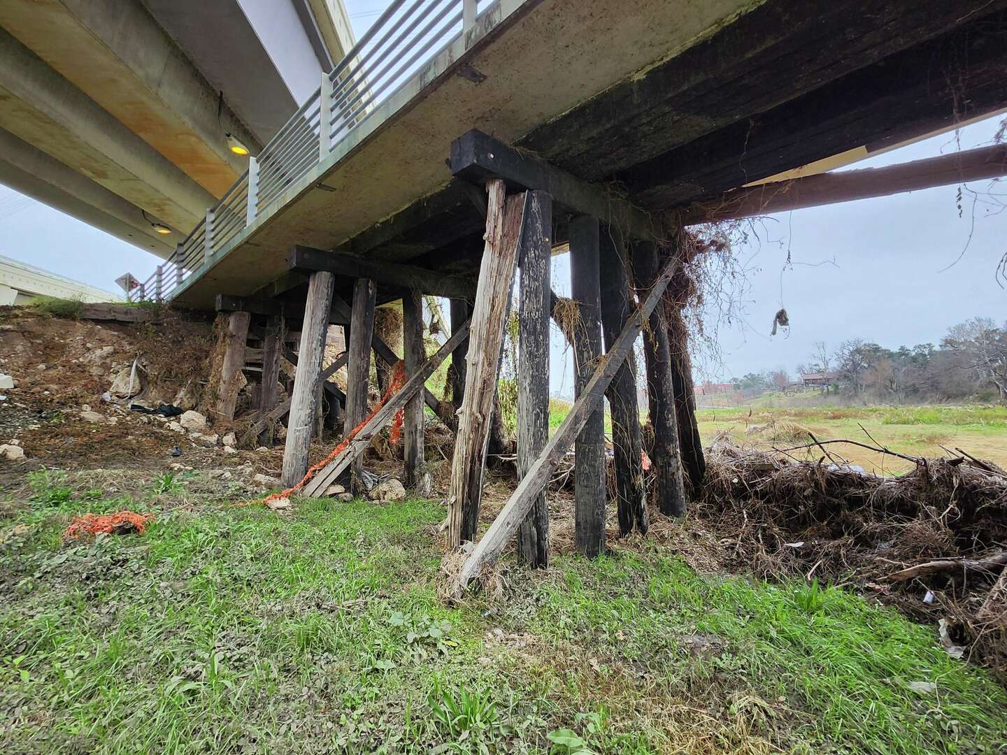 MKT Trail bridges at Studewood, Hogan knocked out by TxDOT debris