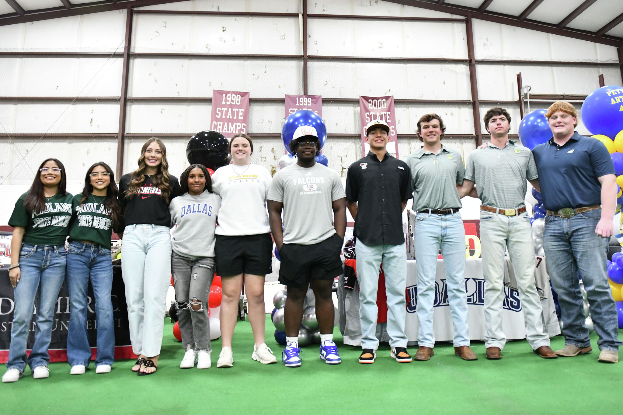 Midland Legacy celebrates eight athletes inking with college programs