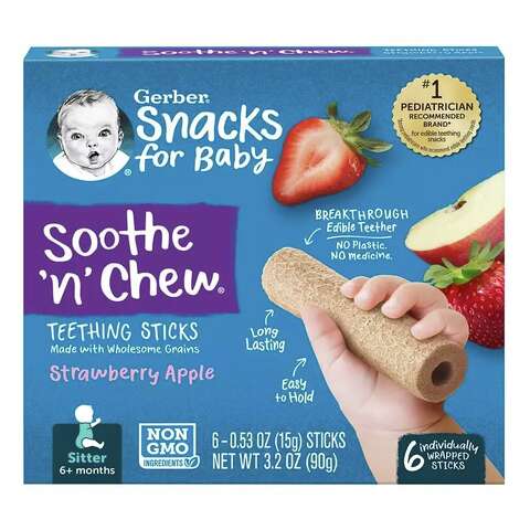Gerber issues recall of some teething sticks due to choking hazard