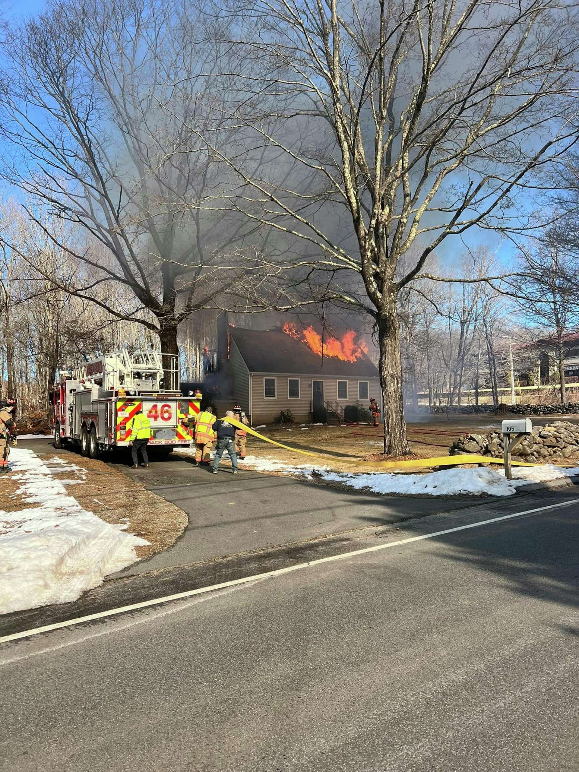 Oxford fire damages Hawley Road home, displaces resident: Officials