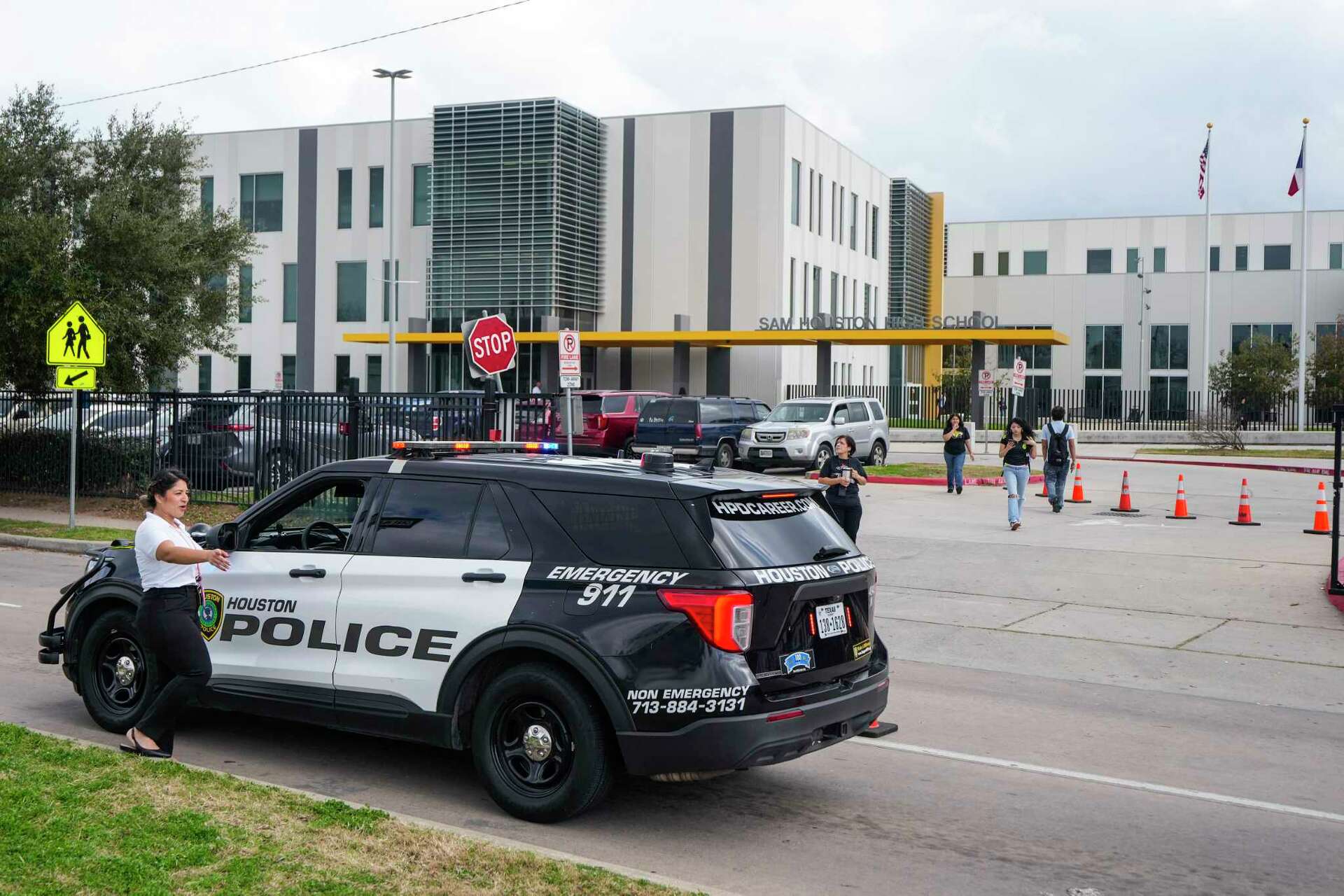 HISD students stage mass walkout, protest Trump immigration crackdown