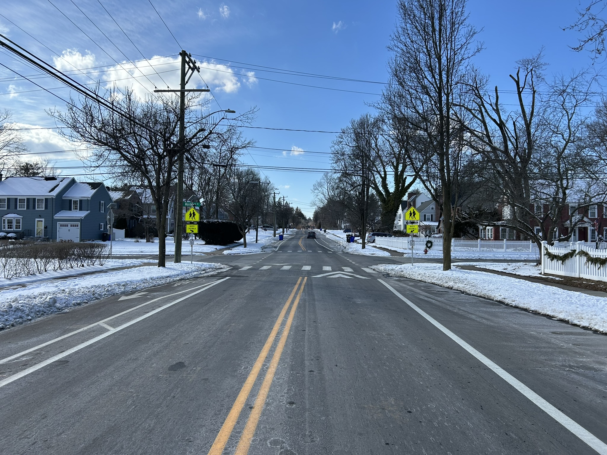 West Hartford's new raised crosswalks are helping to slow cars down