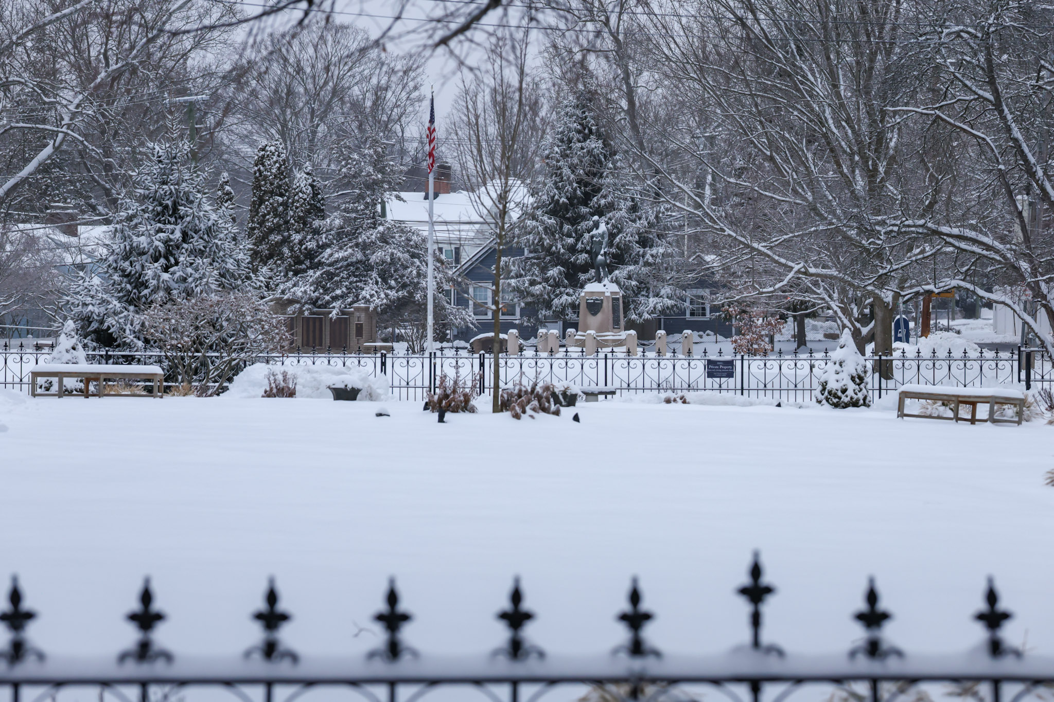 How much snow did Connecticut get from Saturday night winter storm?