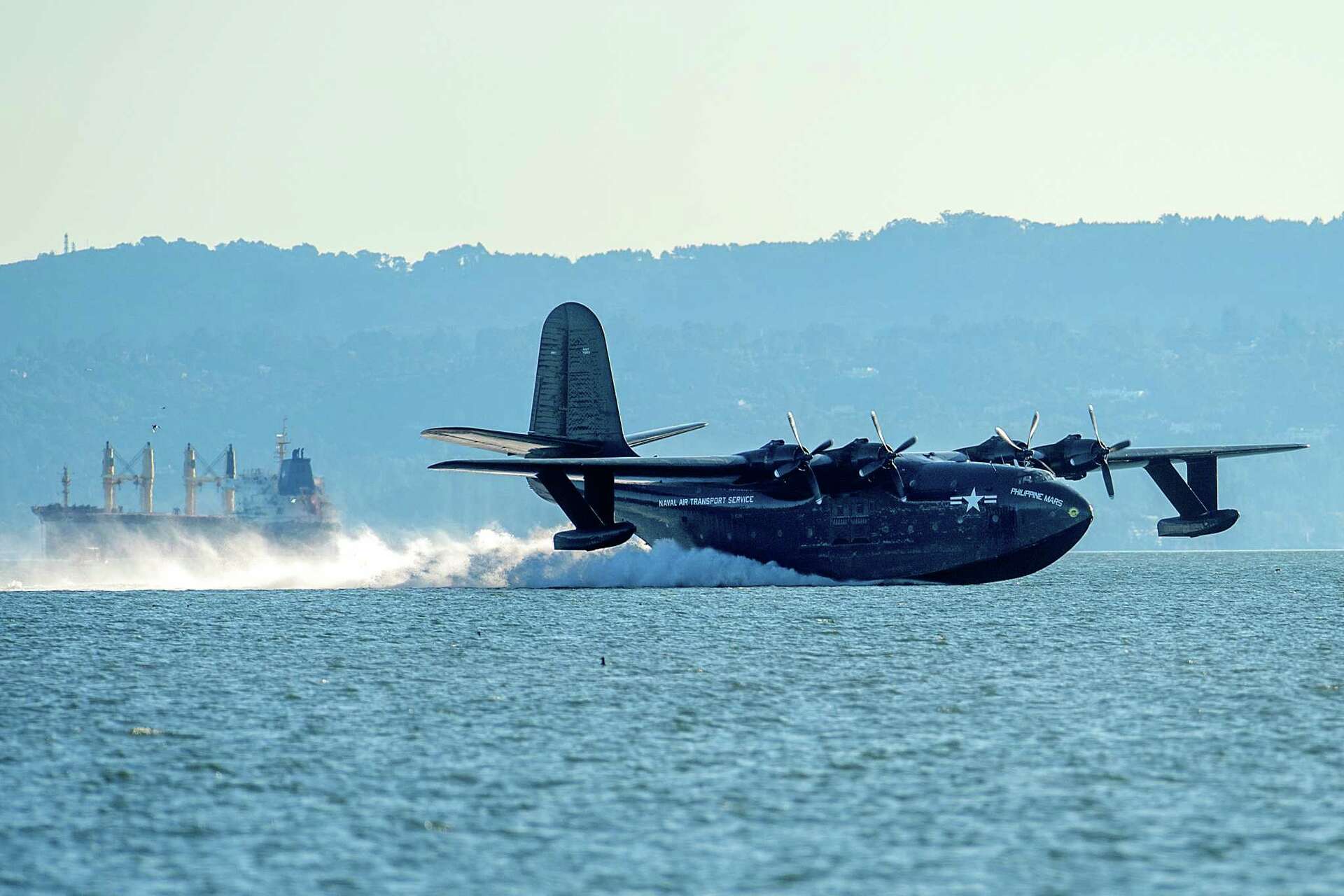 World War II flying boat makes stop in Bay Area en route to new home