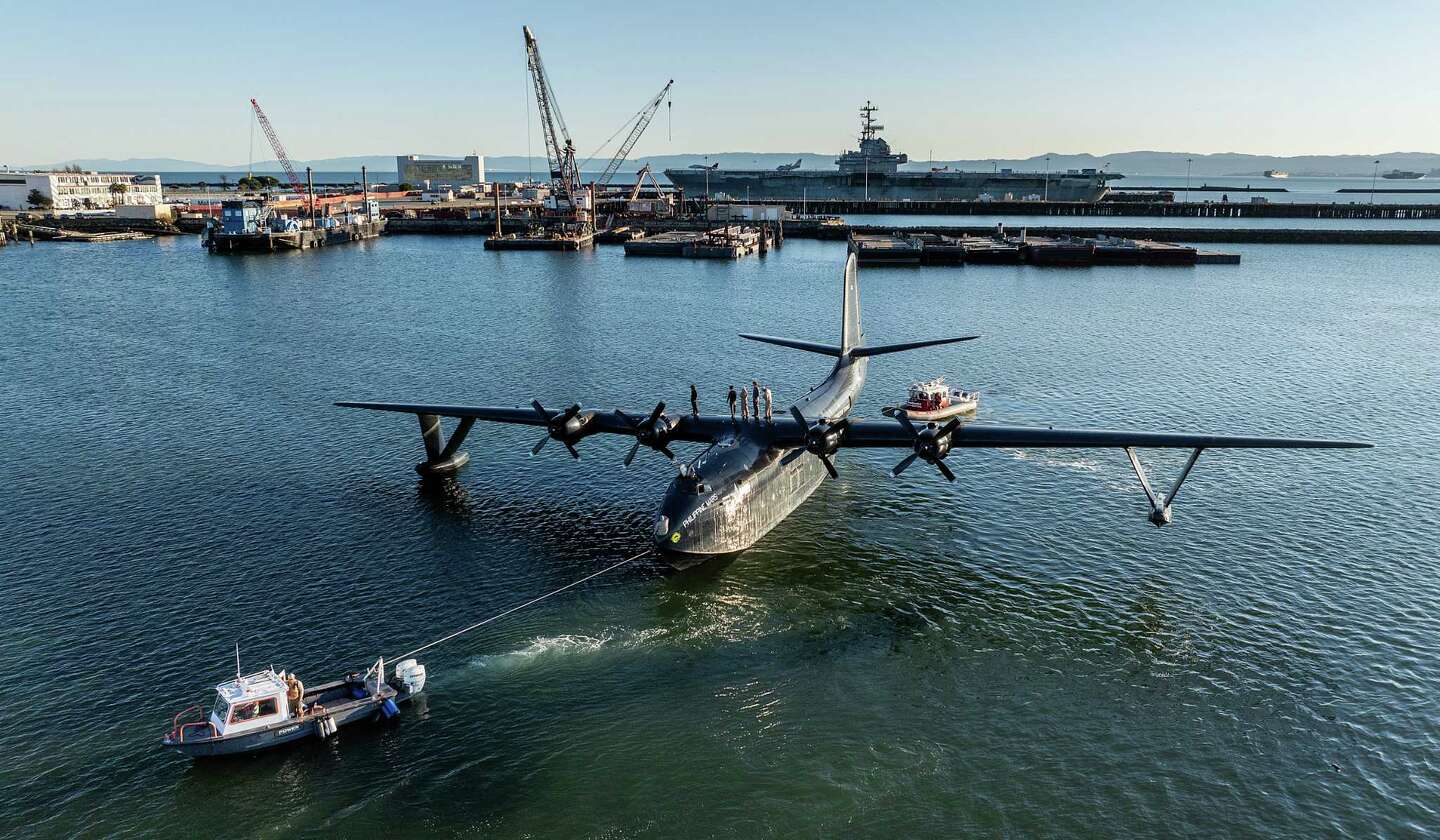 World War II flying boat makes stop in Bay Area en route to new home