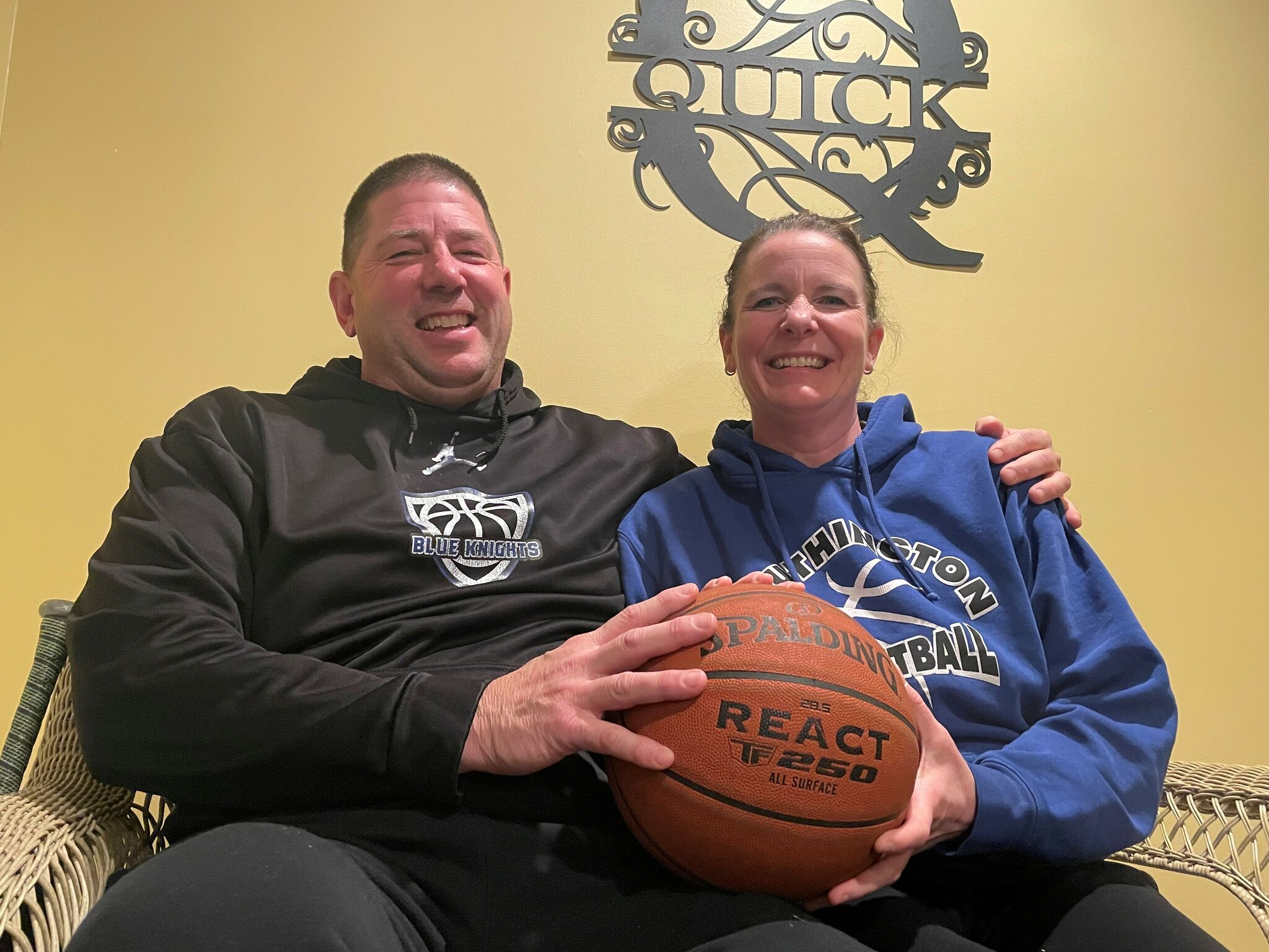 Ed Quick and Kelly Quick give Connecticut basketball a romantic twist