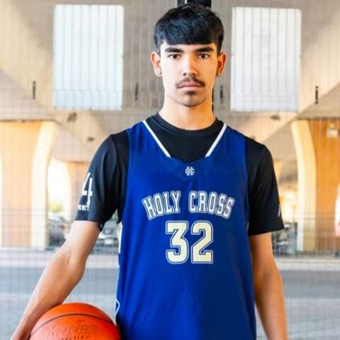 Holy Cross basketball's Aaron Garcia voted Athlete of the Week