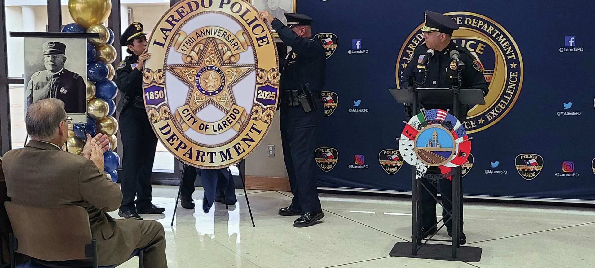 Laredo PD celebrates 175th anniversary with commemorative unveilings