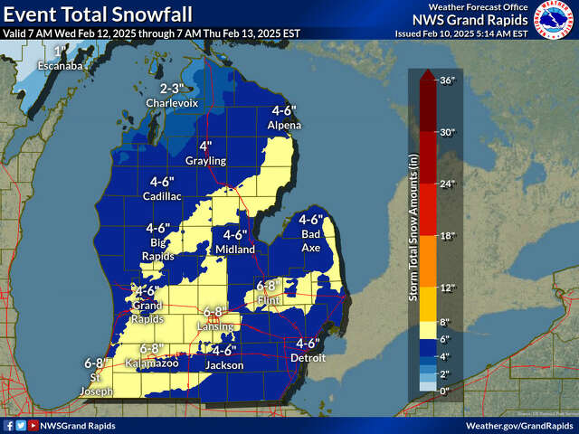 Michigan braces for major snowstorm, Winter Storm Watch issued