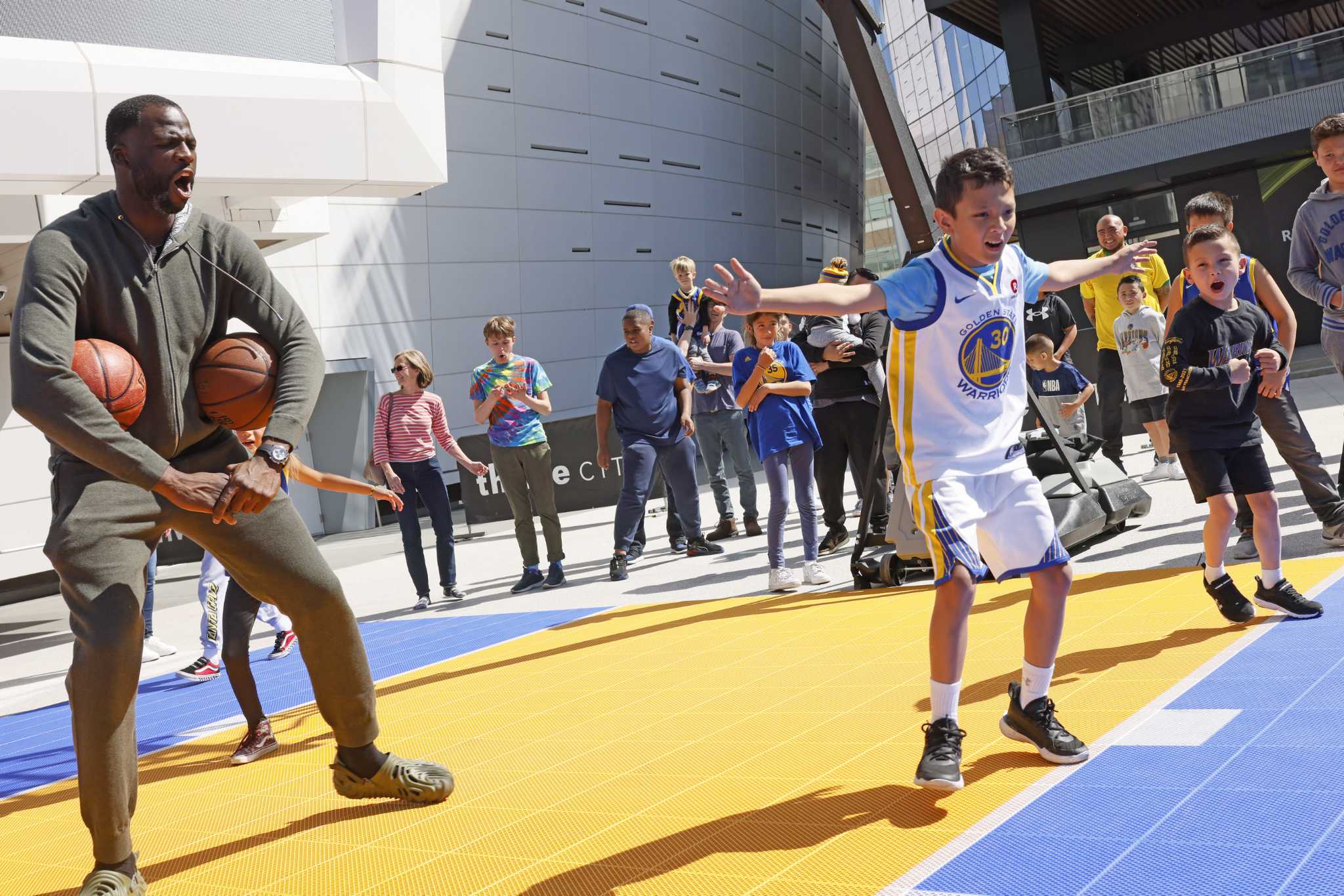 NBA’s All-Star community events draw approval from Warriors’ Green