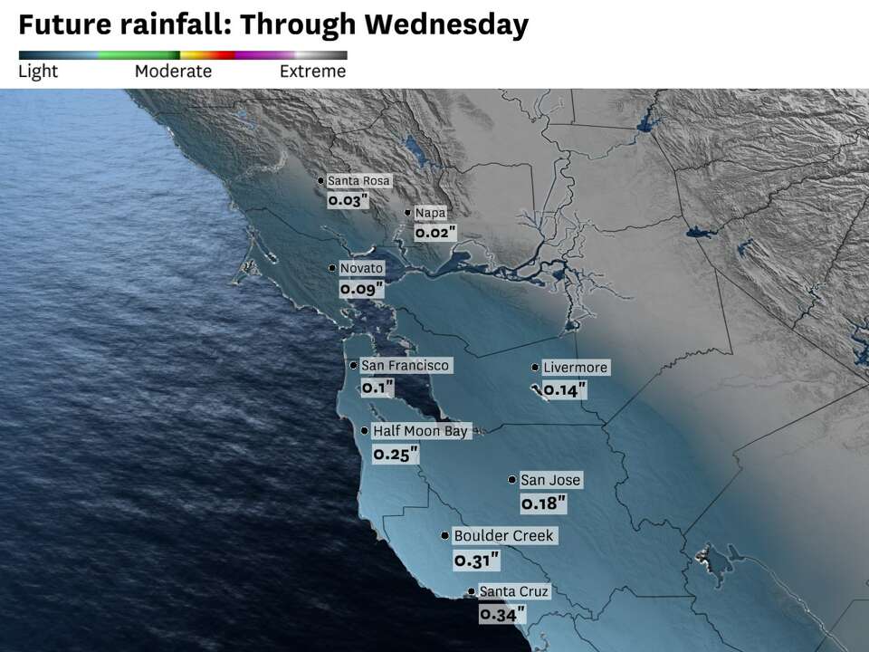 Fast-moving storm heads to Bay Area, more intense system to come