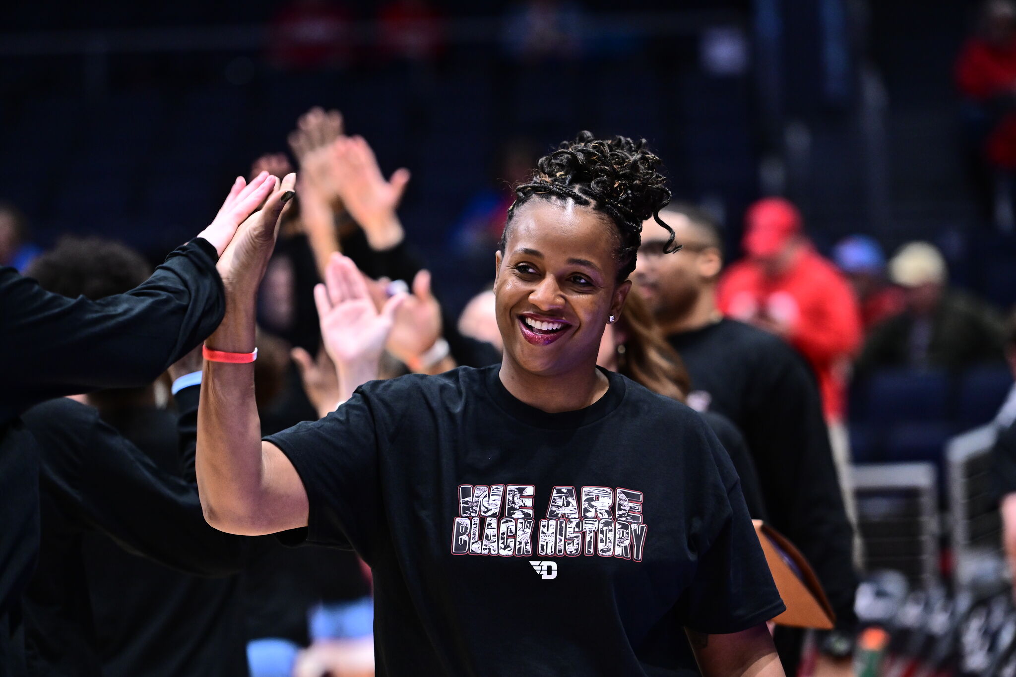 Ex-UConn star Tamika Williams-Jeter building program as Dayton coach