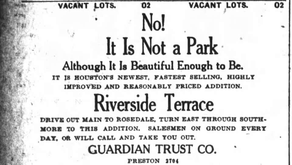 Segregation story of Houston's Riverside Terrace misses a key chapter