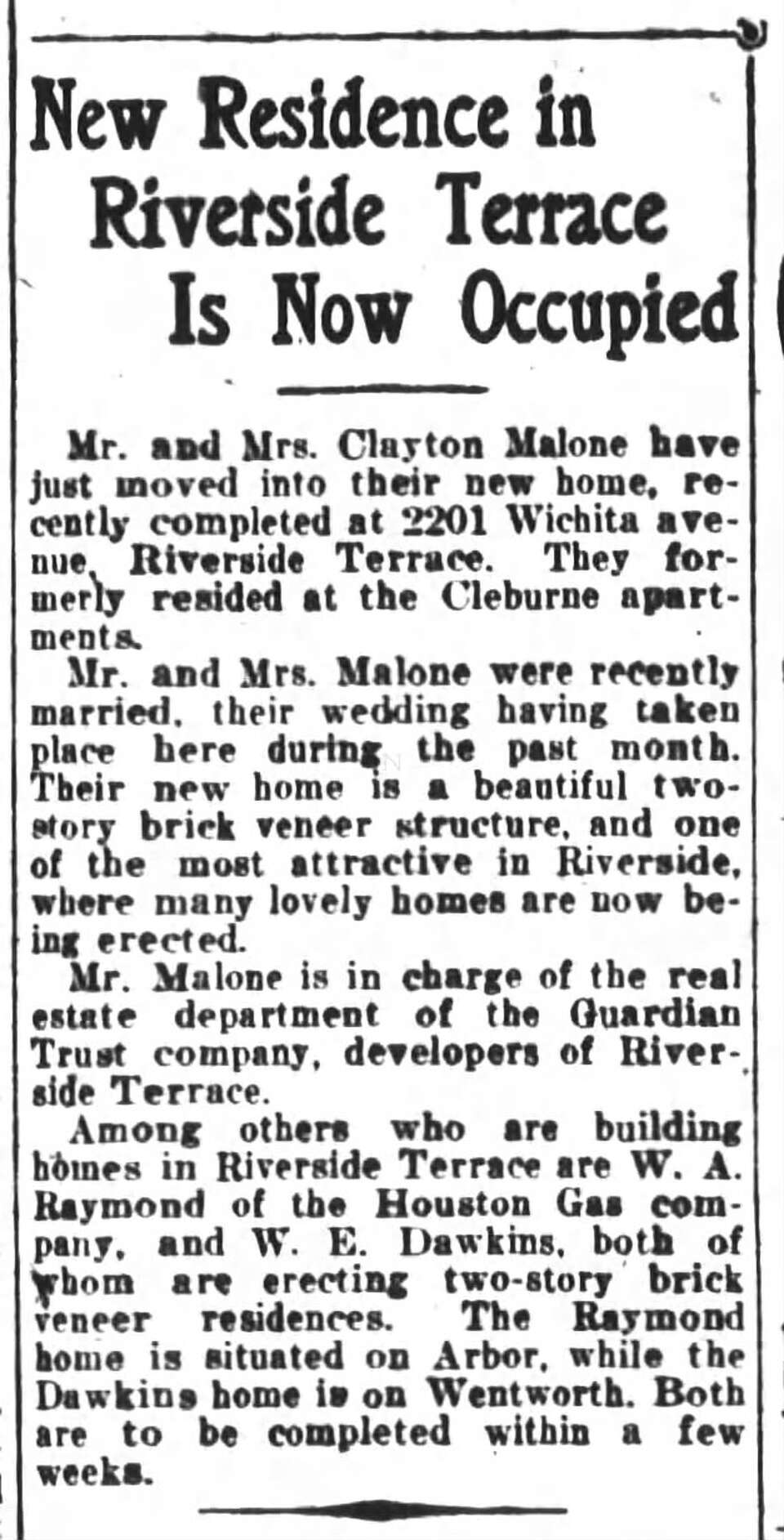 Segregation story of Houston's Riverside Terrace misses a key chapter