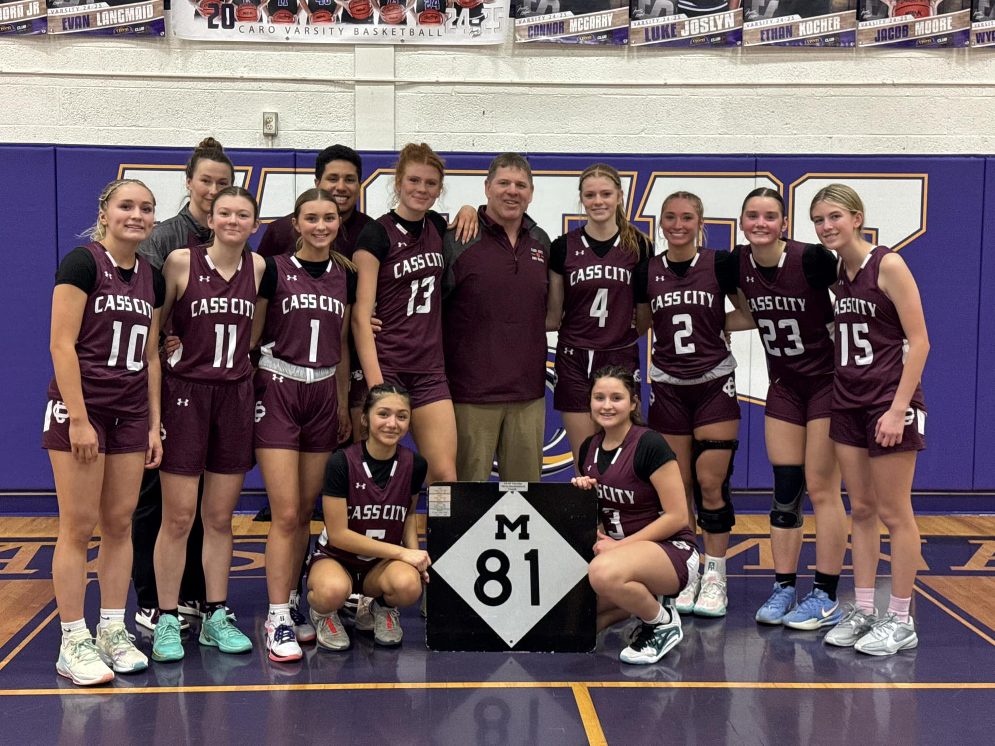 Cass City girls clinch Big Thumb White division, defeat Caro