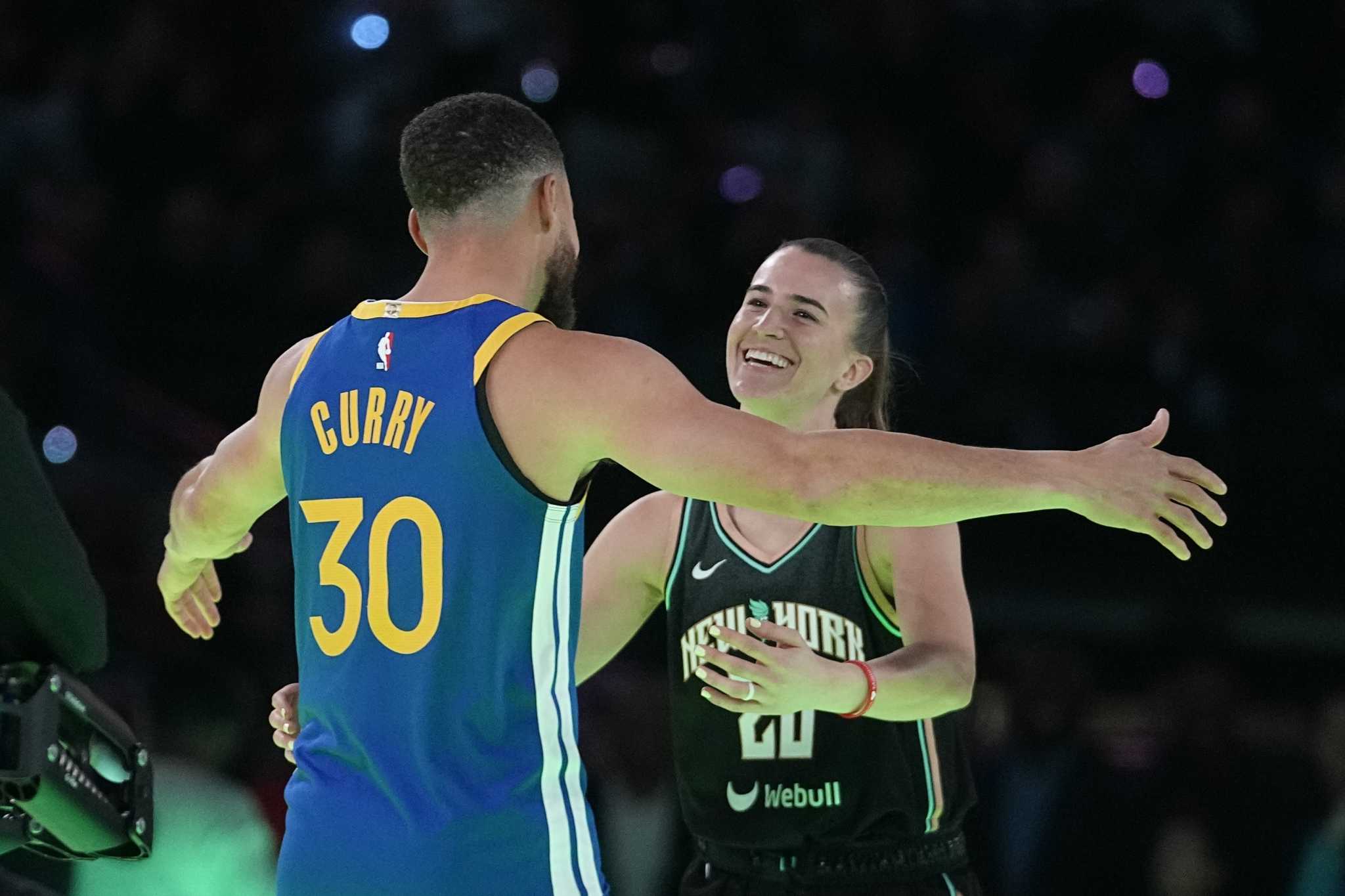 NBA airballs on a Steph vs. Sabrina sequel, best 2024 All-Star moment